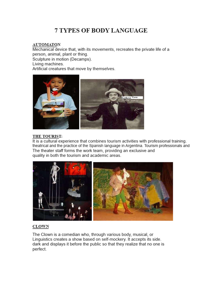7 Types of Body Language | PDF | Psychological Concepts | Cognition
