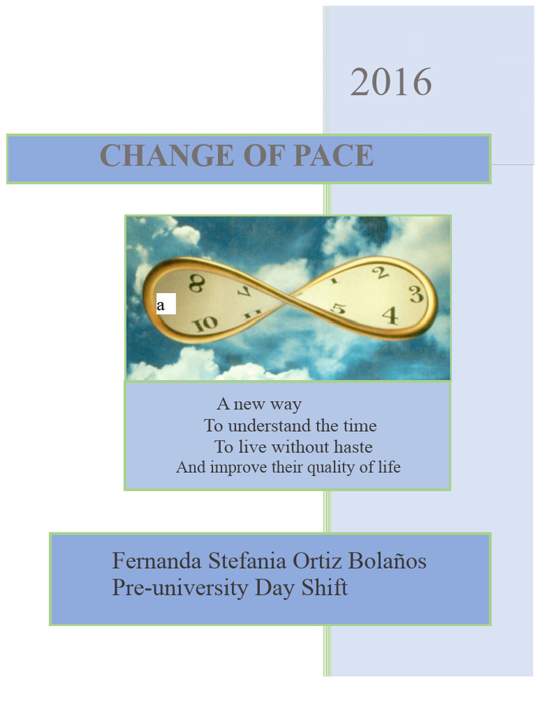 Change of Pace. Fer | PDF | Rhythm | Psychology