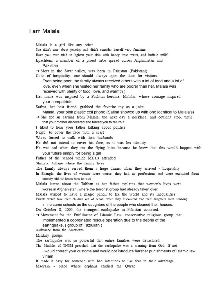 I am Malala | PDF | Malala Yousafzai