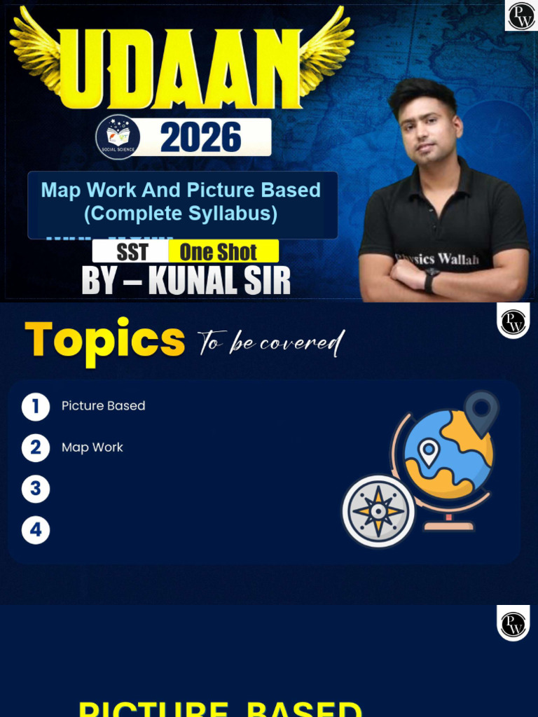 Map Work and Picture Based (Complete Syllabus) Class Notes | PDF