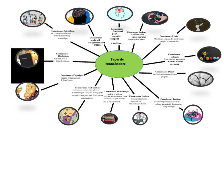 Types de Connaissance Carte Mentale | PDF | Connaissances | Empirisme