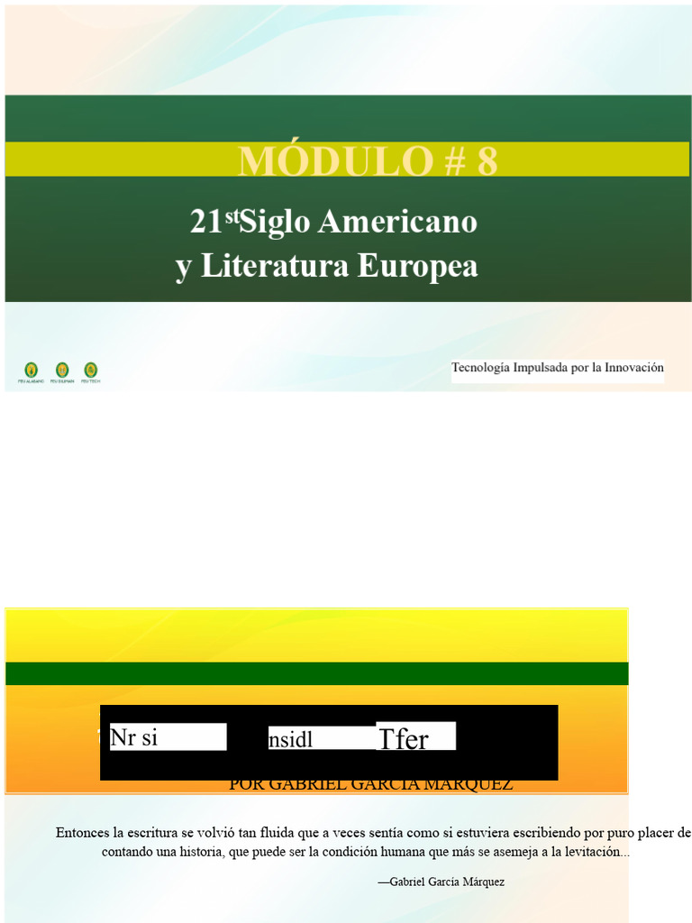 [M3S3-POWERPOINT] Eva Está Dentro de Su Gato (6) | PDF | Gabriel García ...