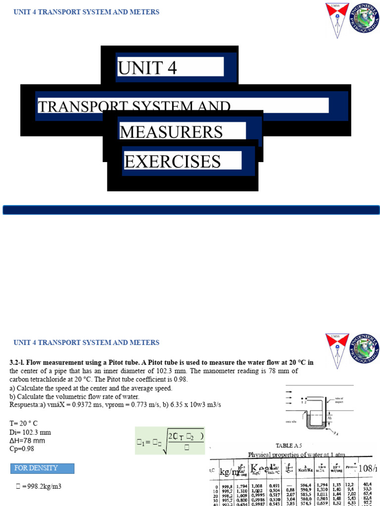exercises from topic 3 ope 1 transportation and measuring devices | PDF ...