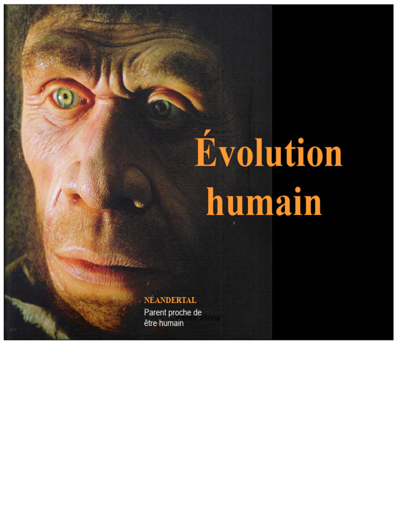 Evolution de l'Homme : Hominidés et ADN | PDF | Évolution humaine | Homo