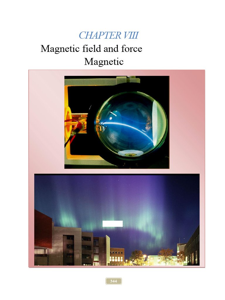 Chapter Viii. F Iii. Magnetic Force and PDF | PDF | Magnetic Field ...