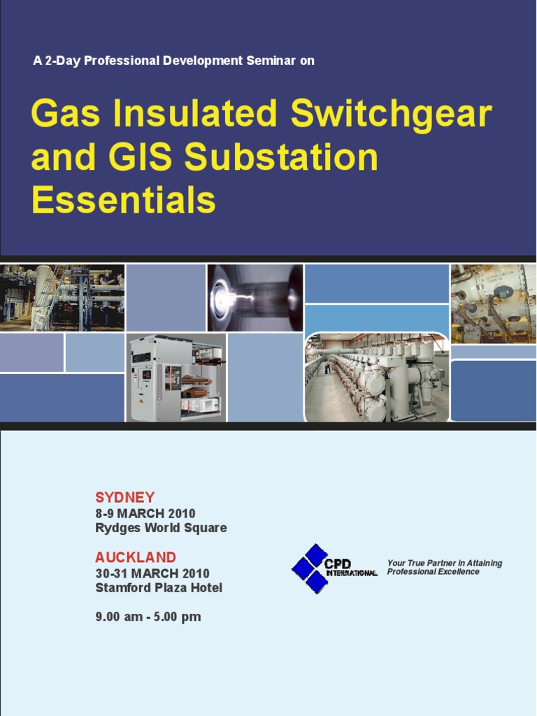 Gas Insulated Switchgear and GIS Substation Essentials1 | PDF ...
