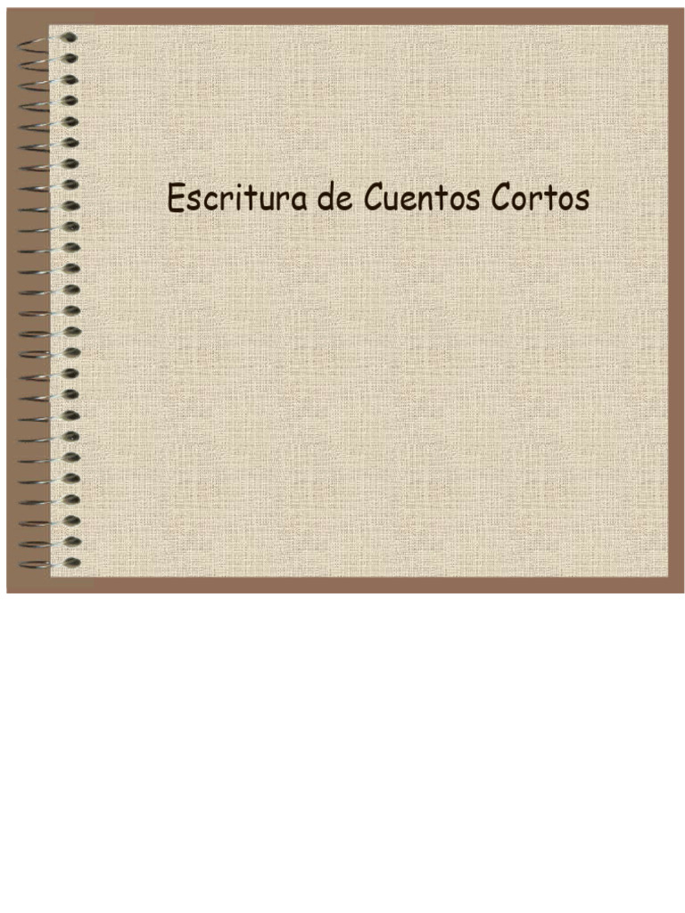 Guía para Escribir Cuentos Cortos | PDF | Cuentos | Escritores