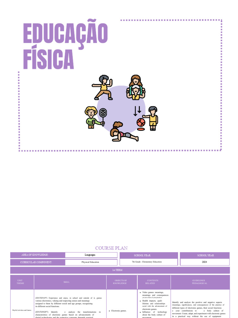 Physical Education - 7TH Grade | PDF | Experience | Knowledge