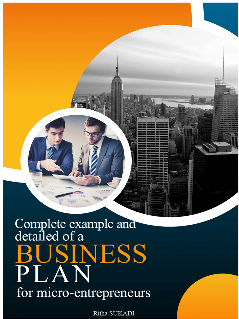 Complete and detailed example of a business plan for micro ...
