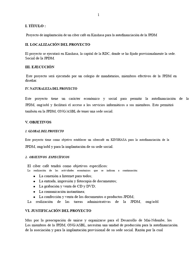 Ciber Café JPDM | PDF