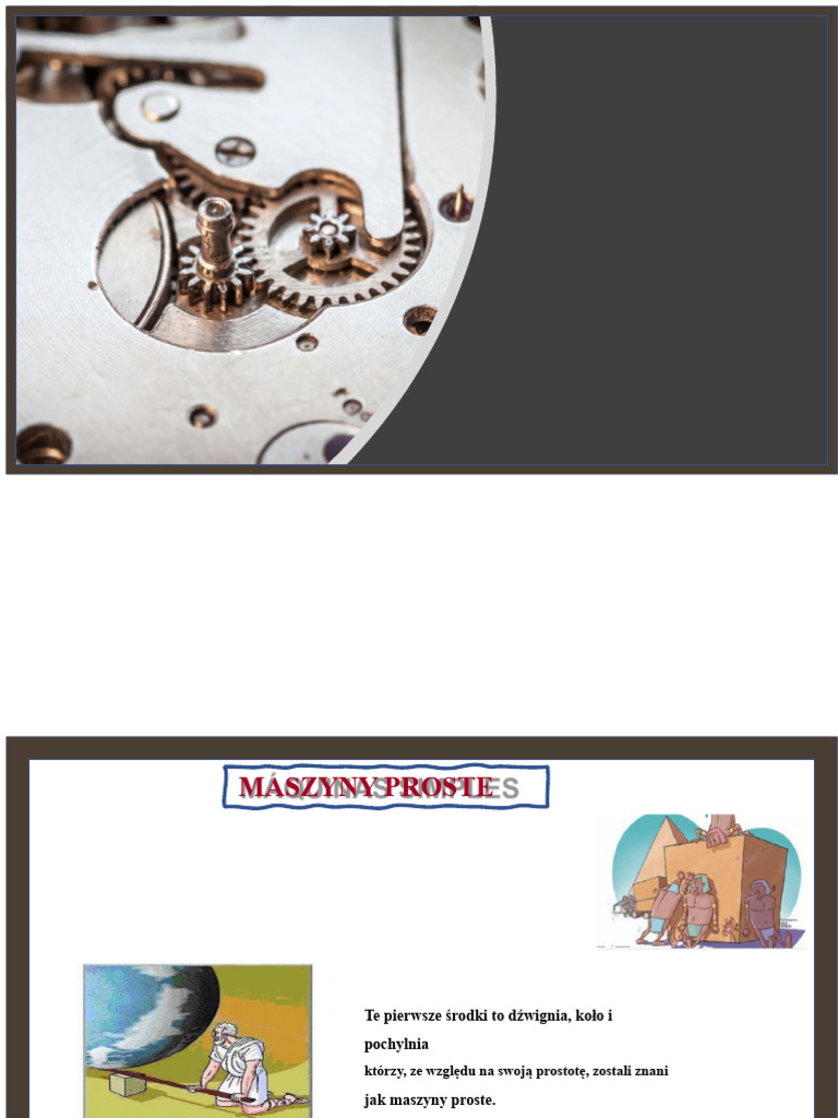 Proste Maszyny | PDF