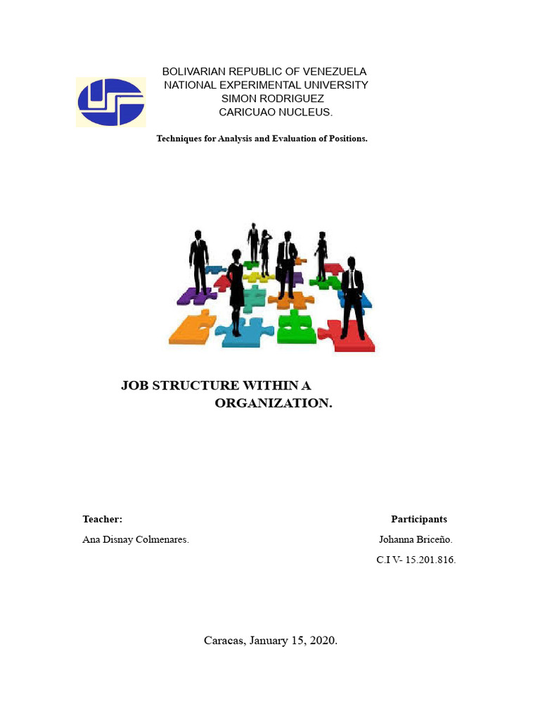 Job Structure and Analysis Techniques | PDF | Employment | Industrial ...