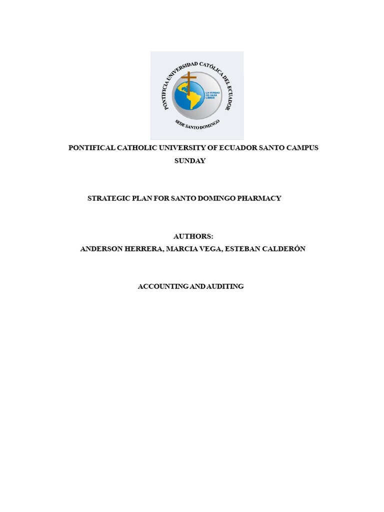 Strategic Plan Pharmacy | PDF | Strategic Management | Swot Analysis