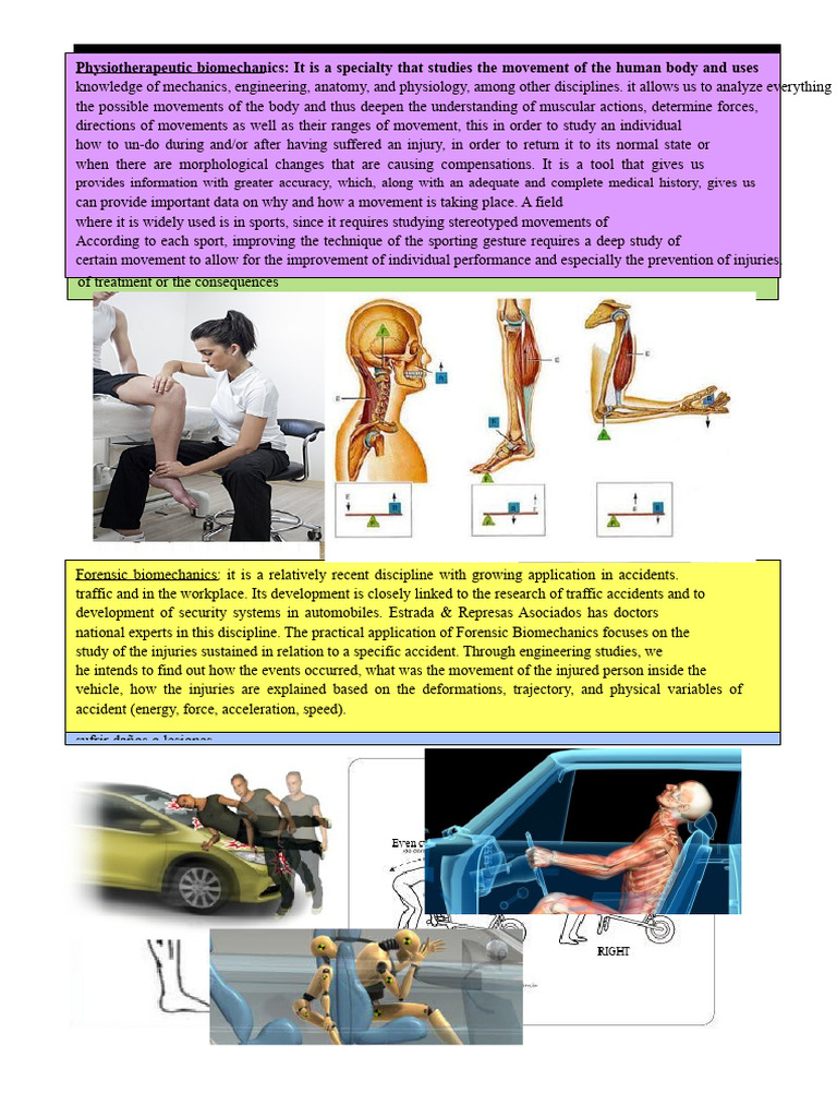 Branches of Biomechanics | PDF | Biomechanics | Electromyography