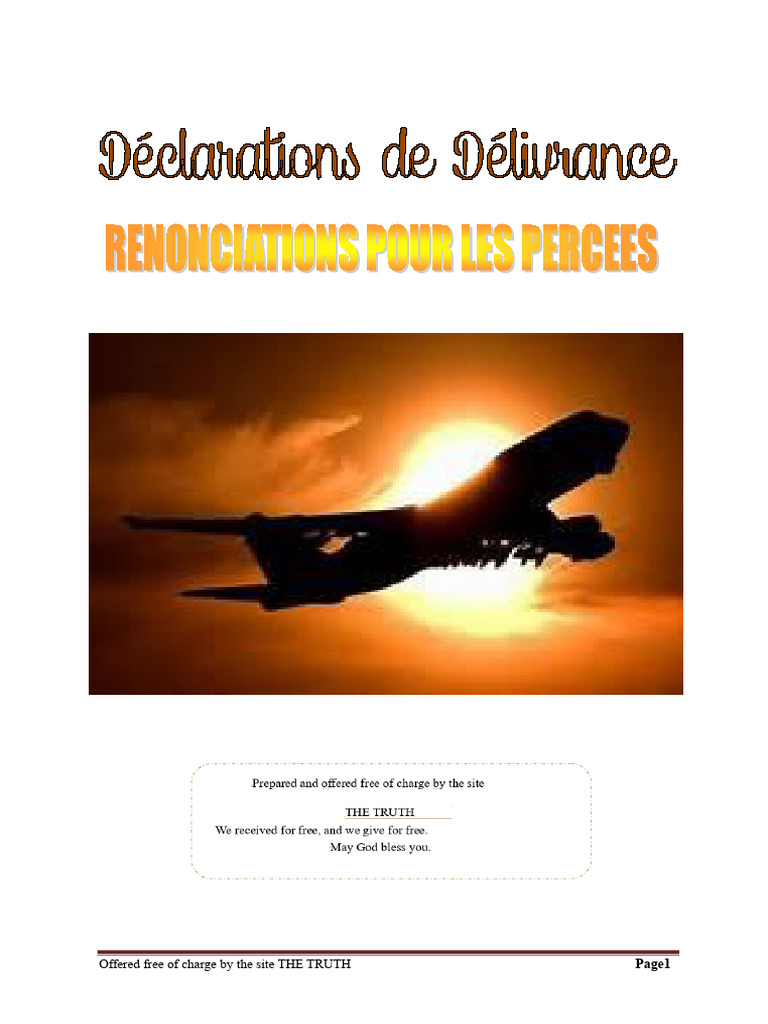Renunciations of Blocking Links To Open The Breakthroughs | PDF ...