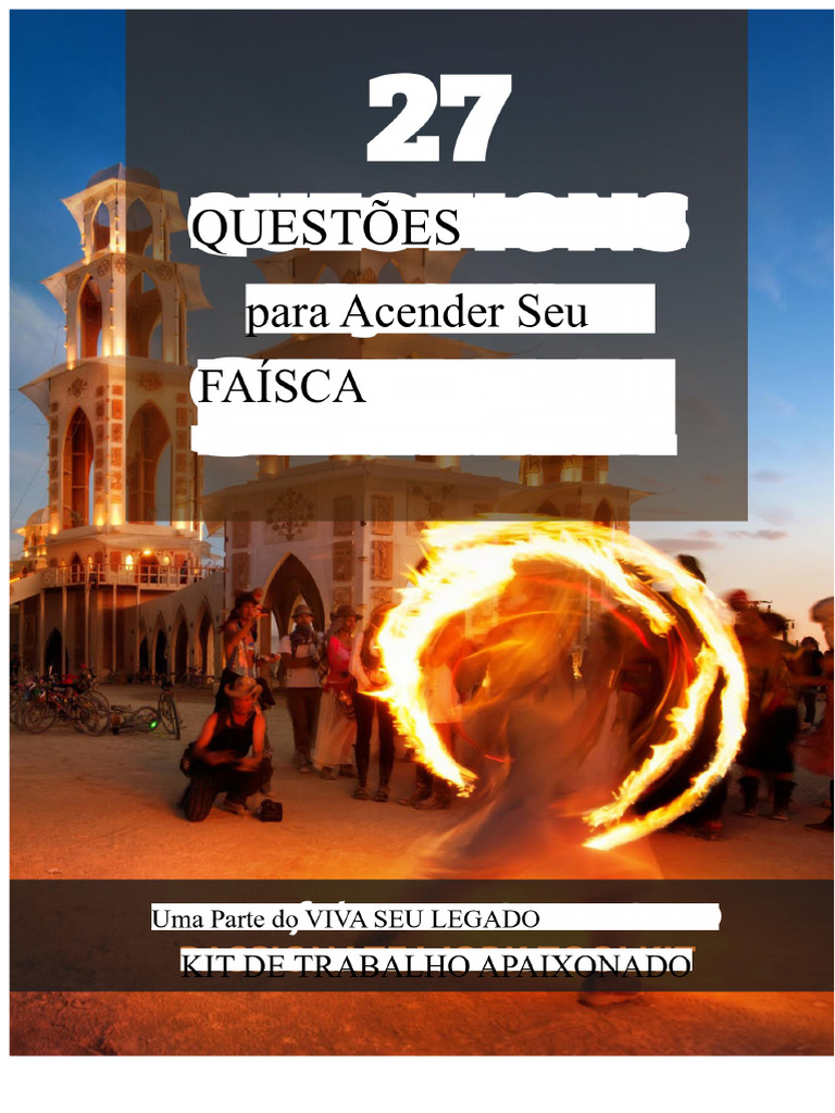 27 Perguntas para Acender Sua Faísca 2016 PDF | PDF