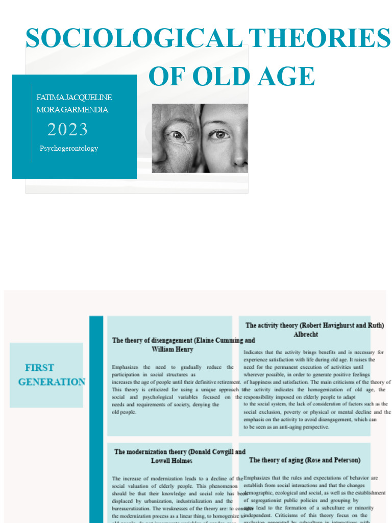 Sociological theories of aging | PDF | Sociology | Gender