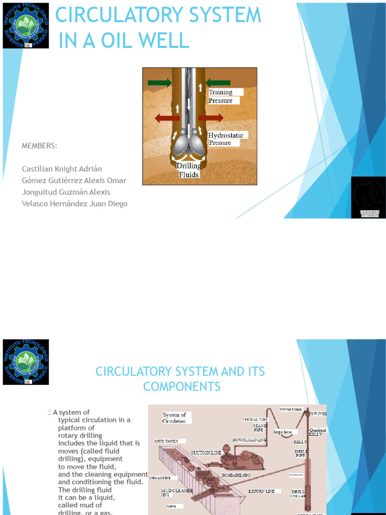 Circulation System in An Oil Well | PDF | Pump | Oil Well