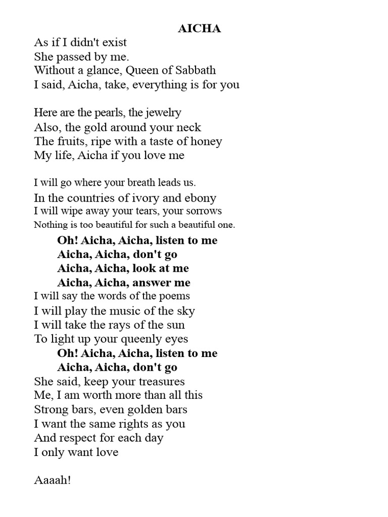 Aicha | PDF
