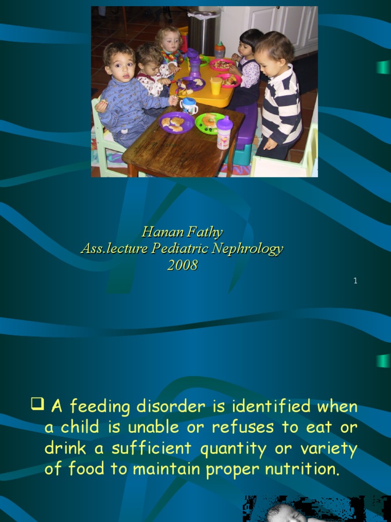 Pediatric Feeding Disorders | PDF | Medical Specialties | Health Sciences