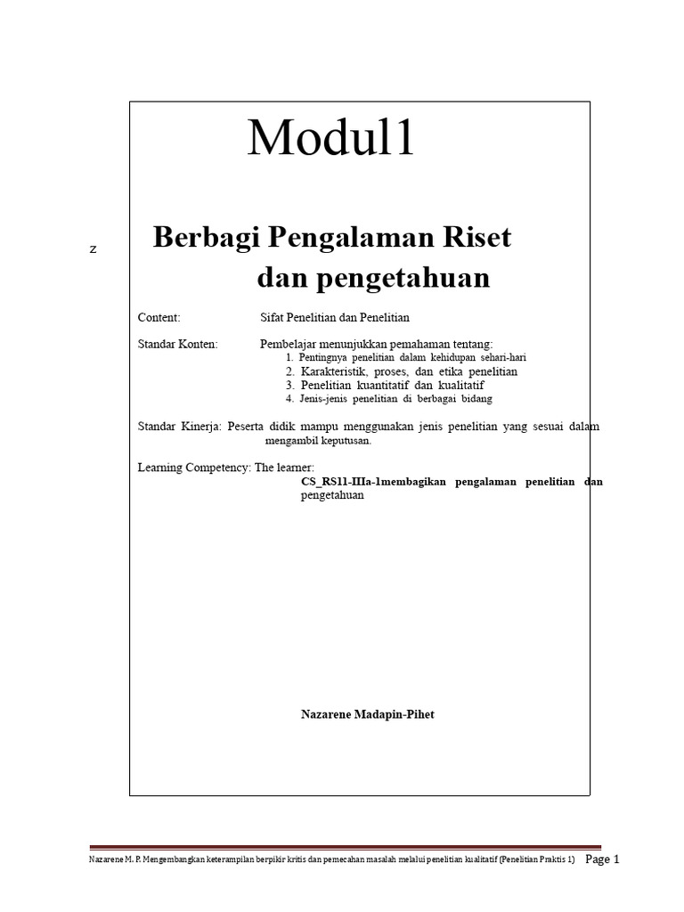 Modul 1.docx | PDF