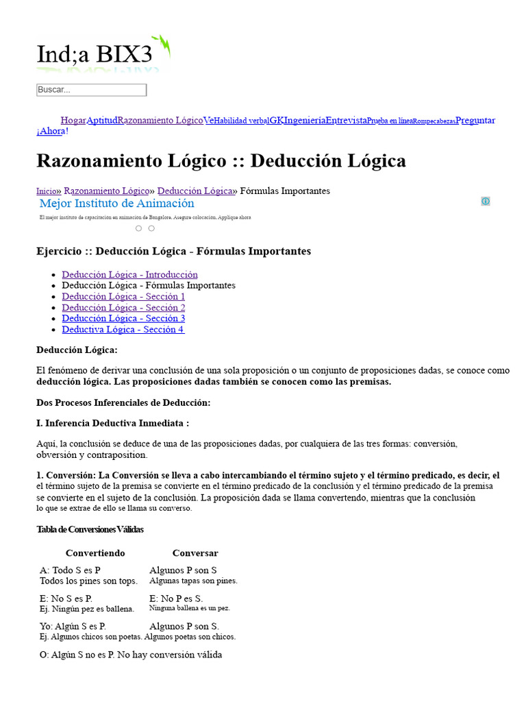 Deducción Lógica: Fórmulas y Ejemplos | PDF | Razonamiento deductivo ...