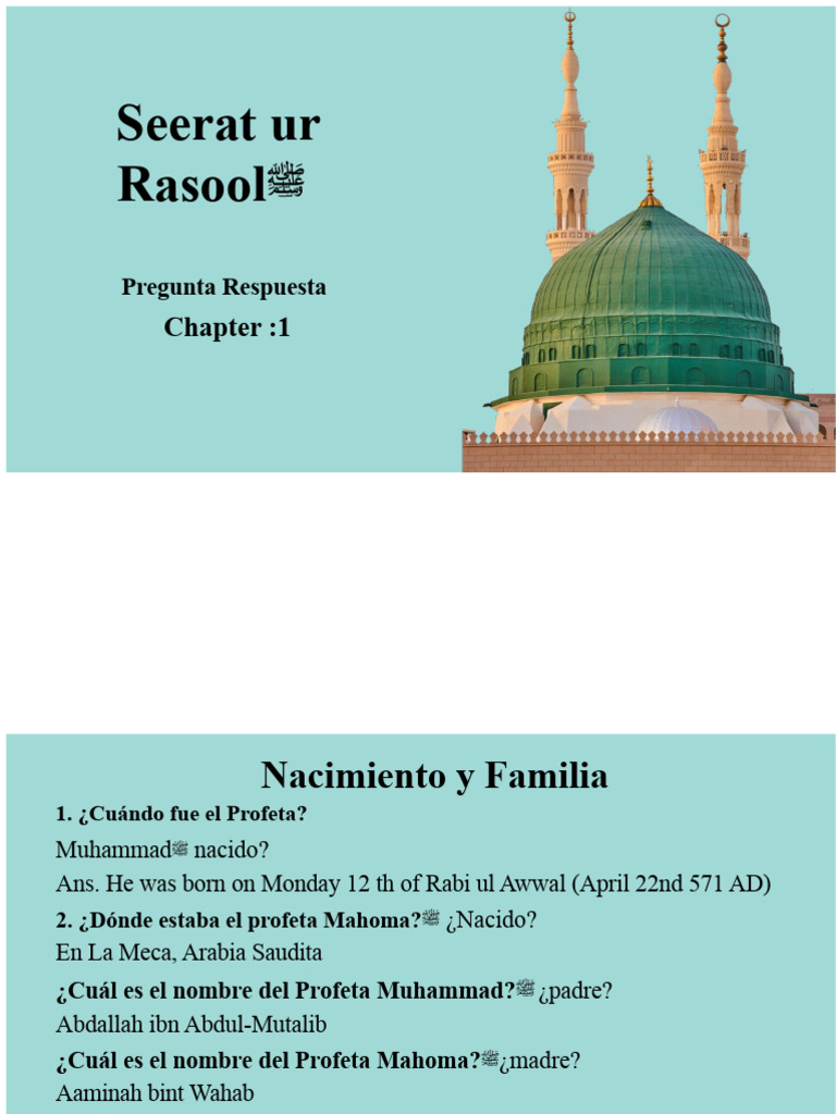 5-Seerat Ur Rasool | PDF
