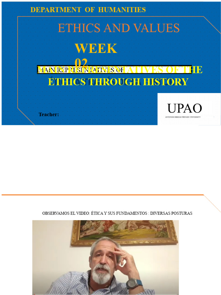 History of Ethics and Key Philosophers | PDF | Virtue | Wisdom