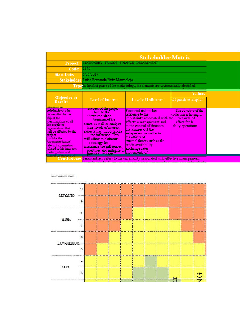 Stakeholder Matrix - Template and Examples_1 (2) | PDF | Risk ...