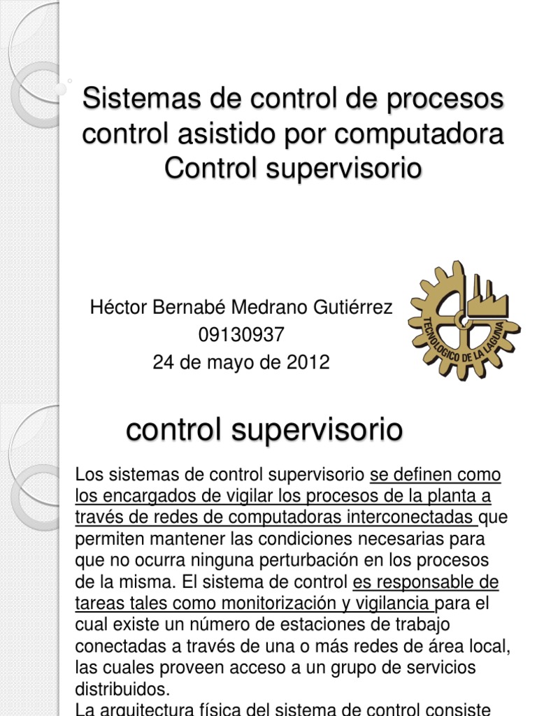 Control Supervisorio | PDF
