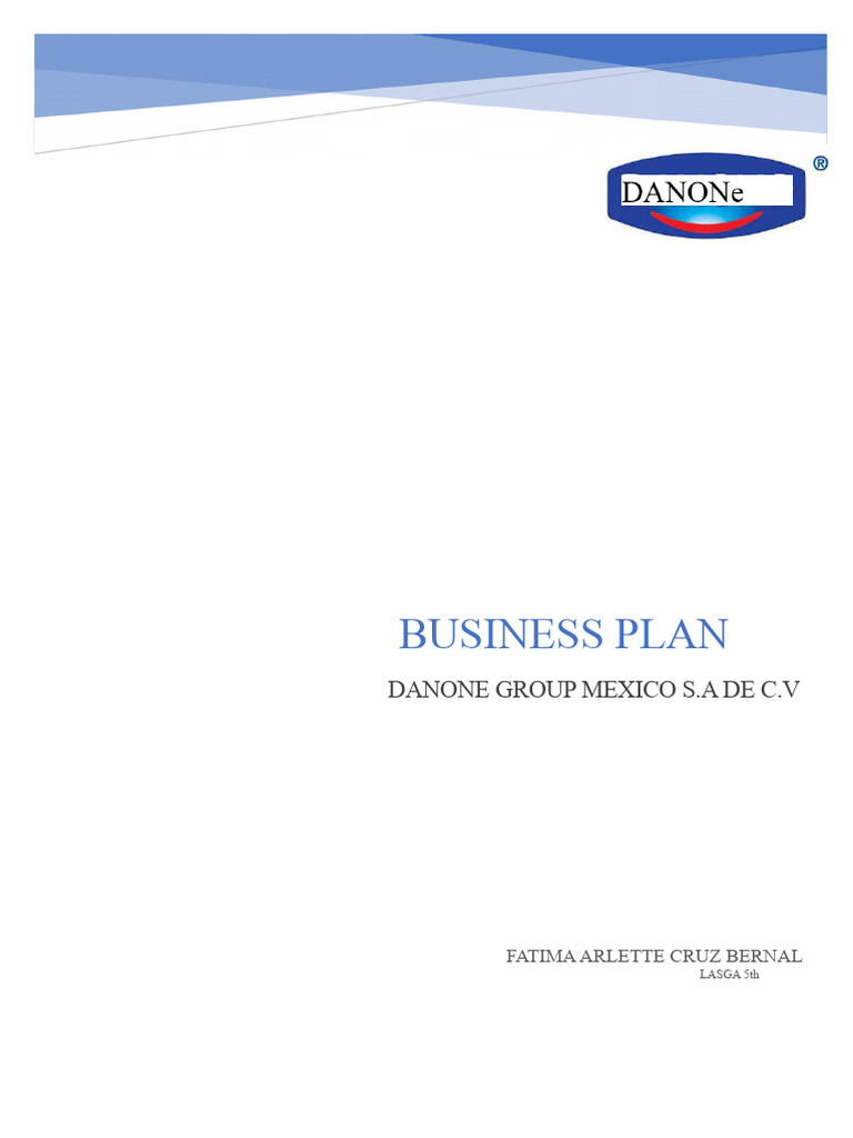 DANONE GROUP BUSINESS PLAN | PDF | Competitive Advantage | Brand