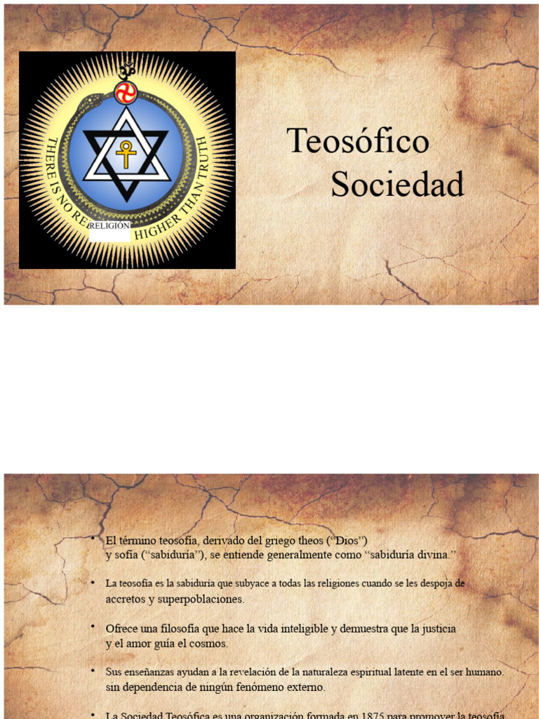 Sociedad Teosófica | PDF | Teosofía | Divinidad