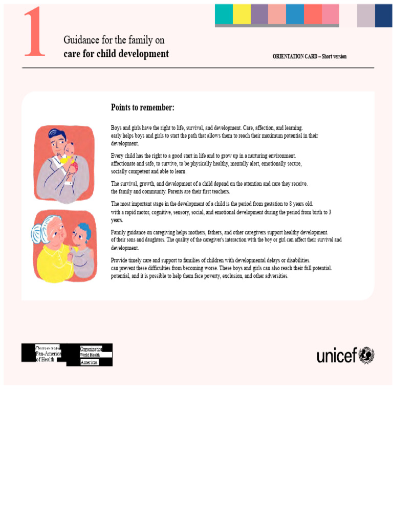 Orientation cards | PDF | Child Development | Infants