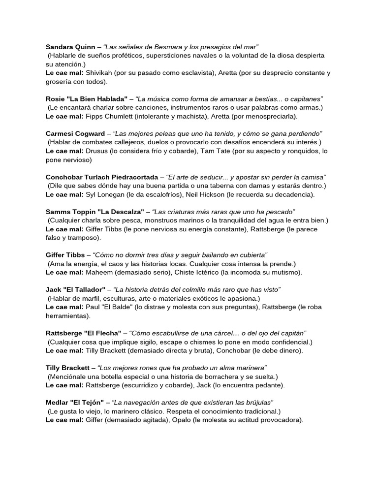 Temas Conversacion | PDF | Conceptos psicologicos