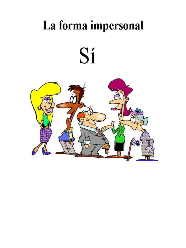 La Forma Impersonal | PDF