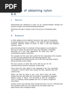 Synthesis of Nylon-6,6 from Precursors | PDF | Nylon | Sodium Hydroxide