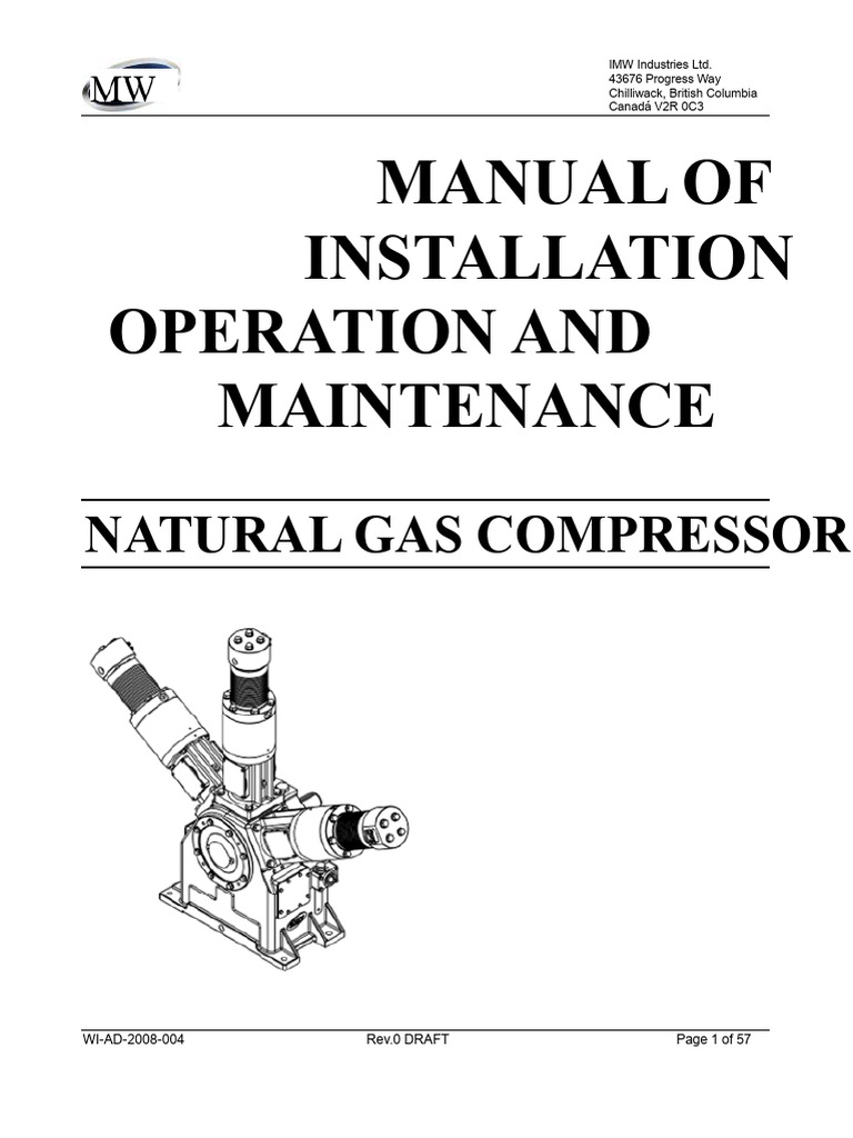 1 - 0 IMW Compressor Manual English | PDF | Mechanical Engineering