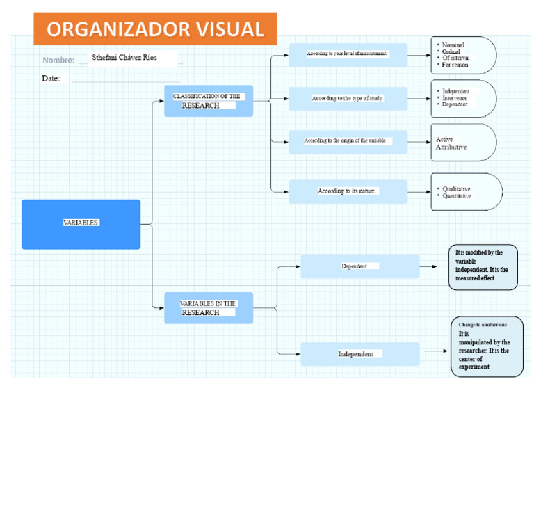 Visual Organizer Variables | PDF
