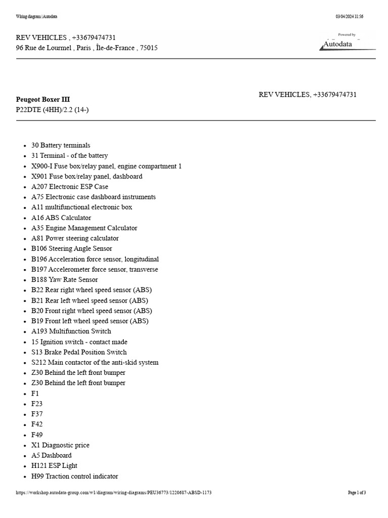 ABS - wiring diagram, with ESP | PDF | Anti Lock Braking System ...