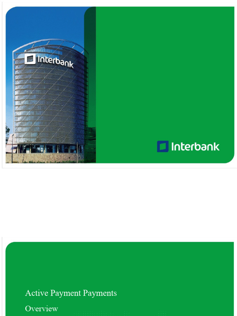 Functionality of PPA INTERBANK | PDF