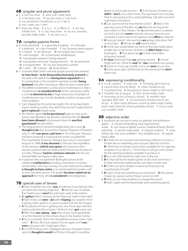 Complex Passive Forms Key | PDF | Misdemeanor