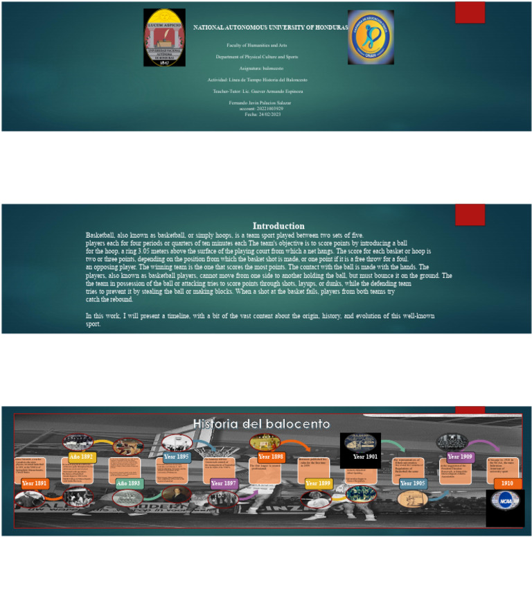 Timeline History of Basketball | PDF | Games Of Physical Skill ...
