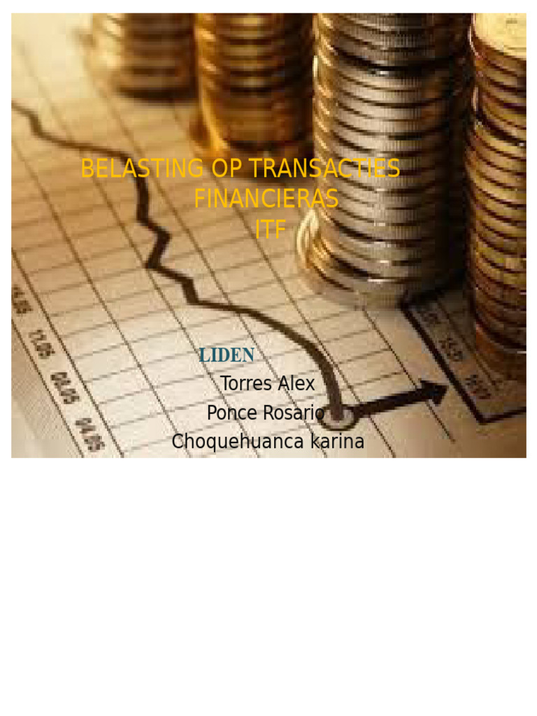 Belasting Op Financiële Transacties | PDF