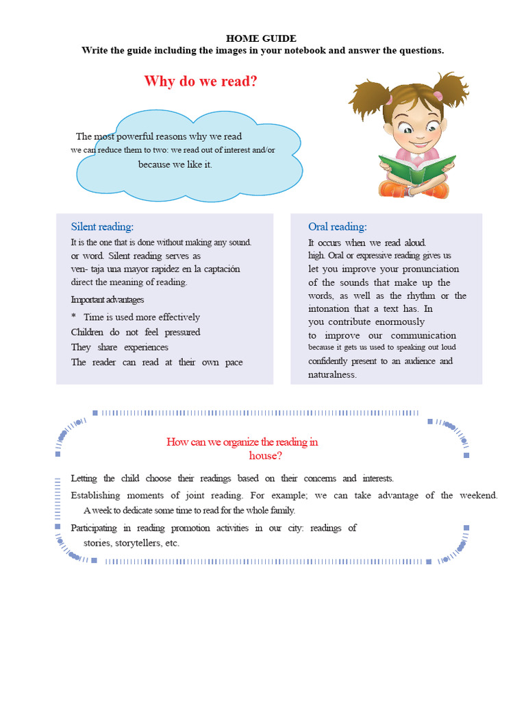 Silent and Oral Reading | PDF