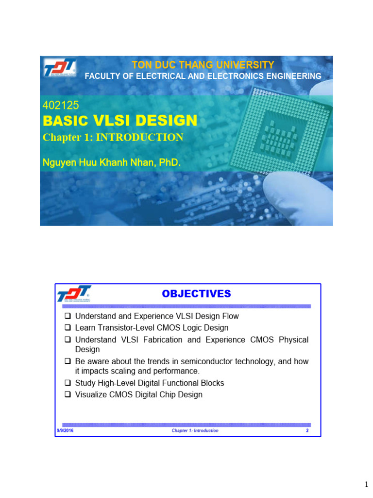 VLSI - Chapter1 - Introduction (Compatibility Mode) | PDF | Cmos ...