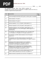 Scoring Tables EDSS | PDF | Wheelchair | Disability