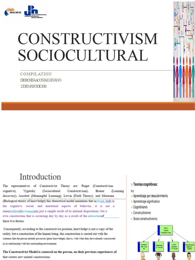Sociocultural Constructivism, by Rosa Maria Acosta Luevano | PDF