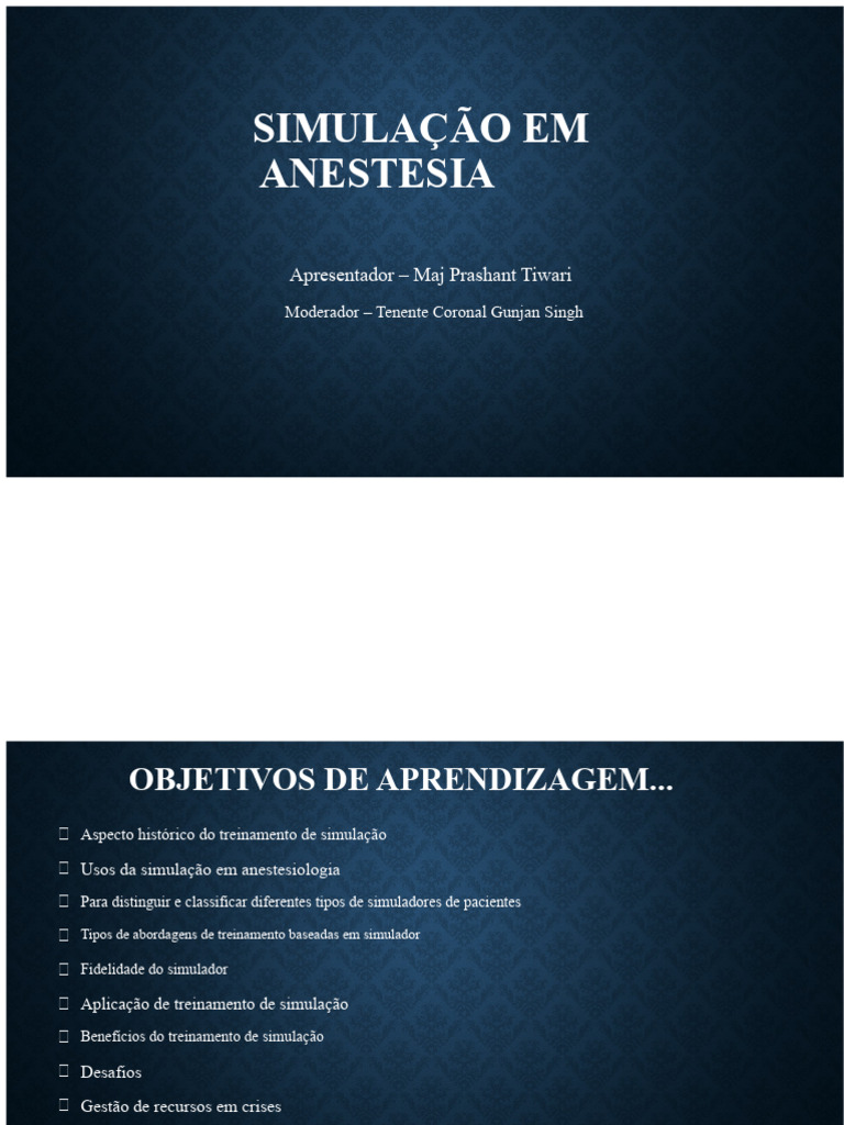 simulação ppt-1 | PDF | Aprendizado | Simulação
