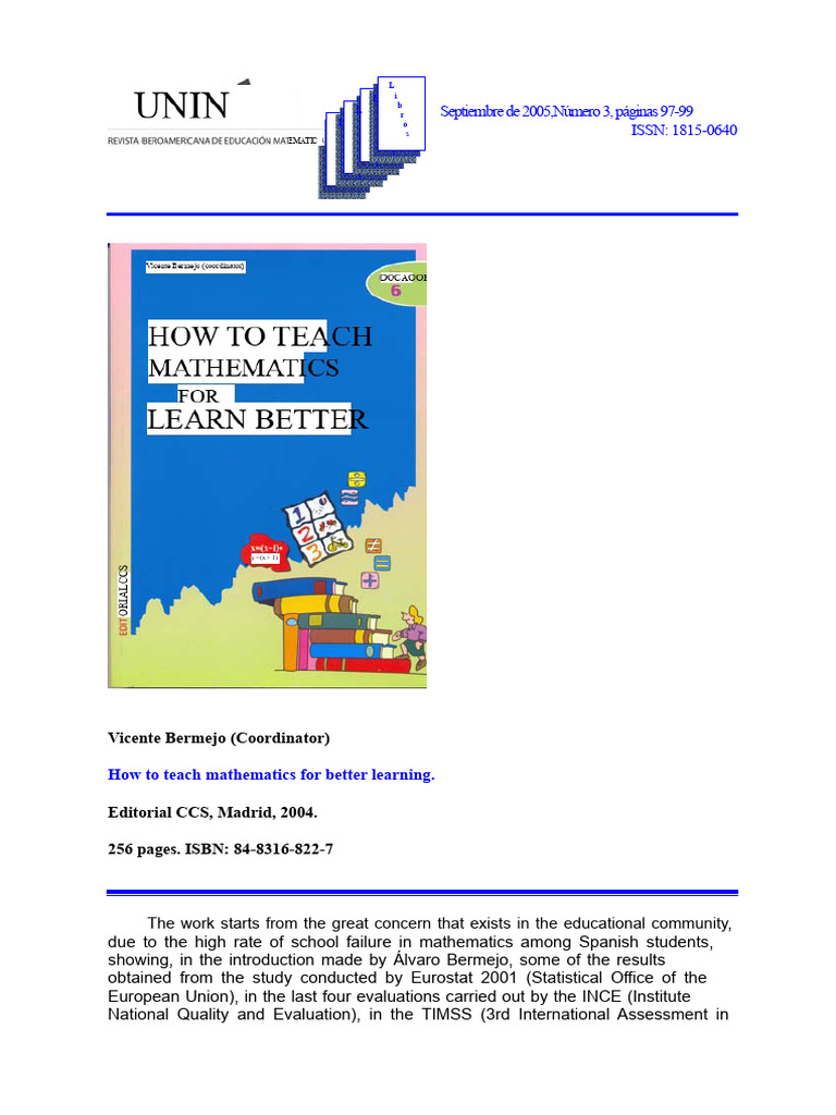Effective Math Teaching Strategies | PDF | Mathematics | Algorithms