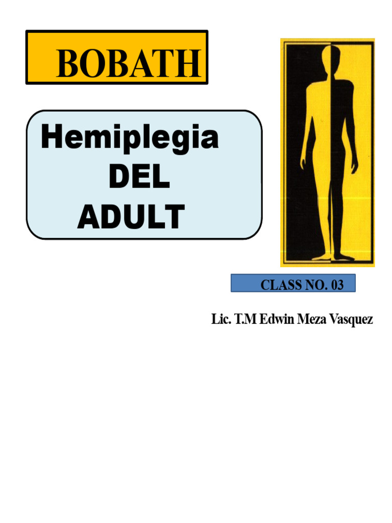 3. Bobath Hemiplegia | PDF | Anatomical Terms Of Motion | Limbs (Anatomy)